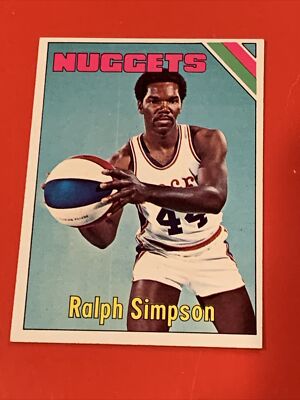 1975-76 TOPPS RALPH SIMPSON #240 DENVER NUGGETS | eBay