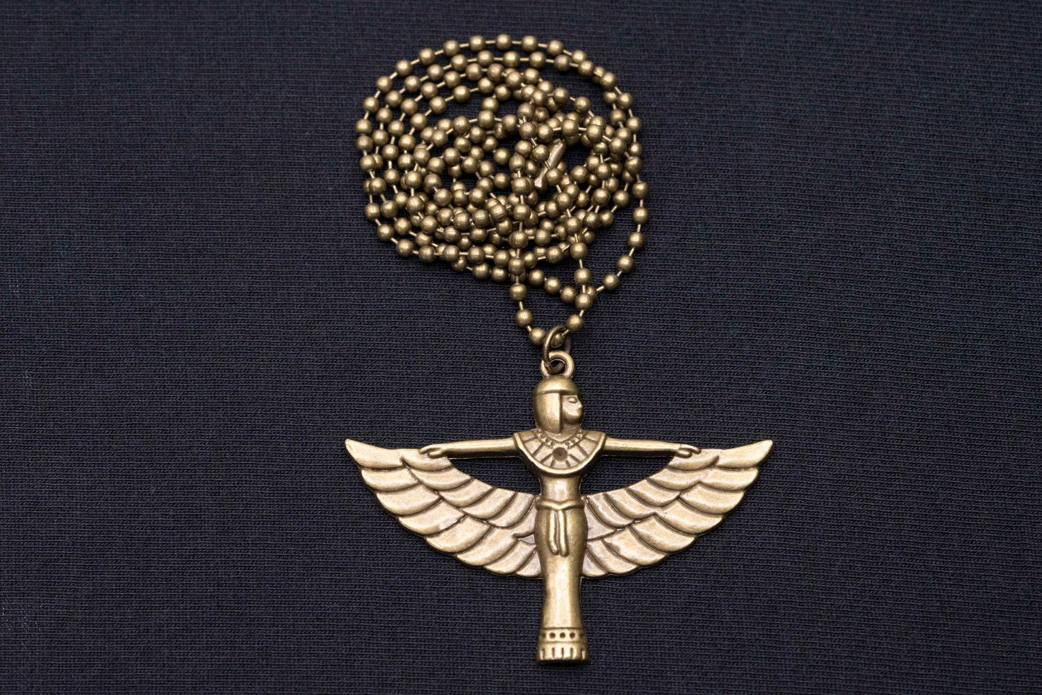 Isis Figurine Necklace Miniblings 60cm Charm Necklace Egypt Goddess ...