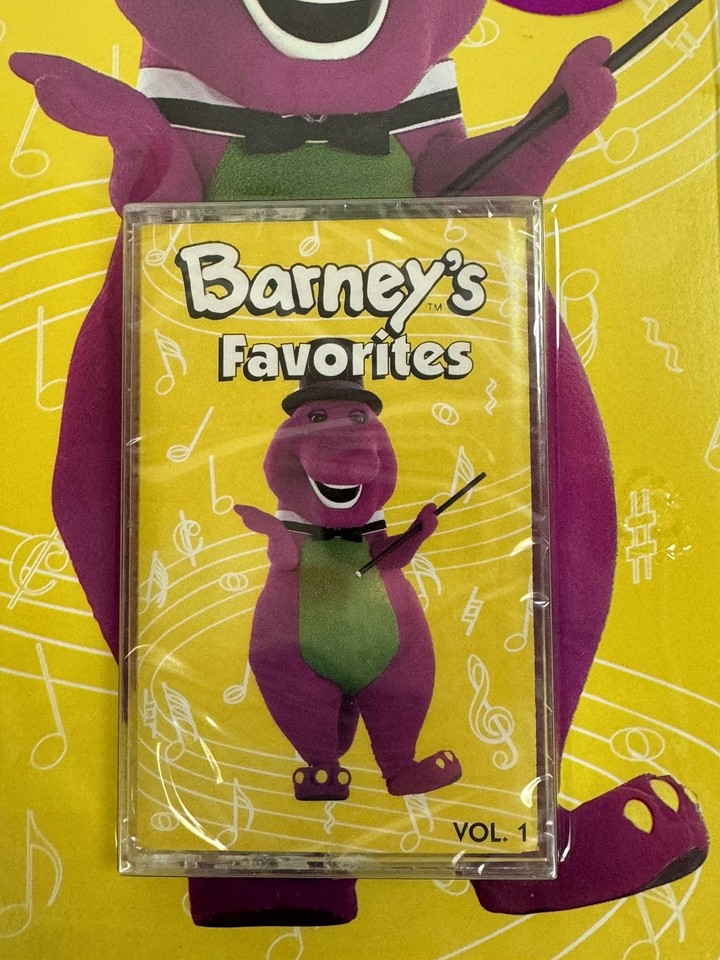 Barney S Favorites Vol 1 Cassette Tape 1993 Vintage Collectible Kids