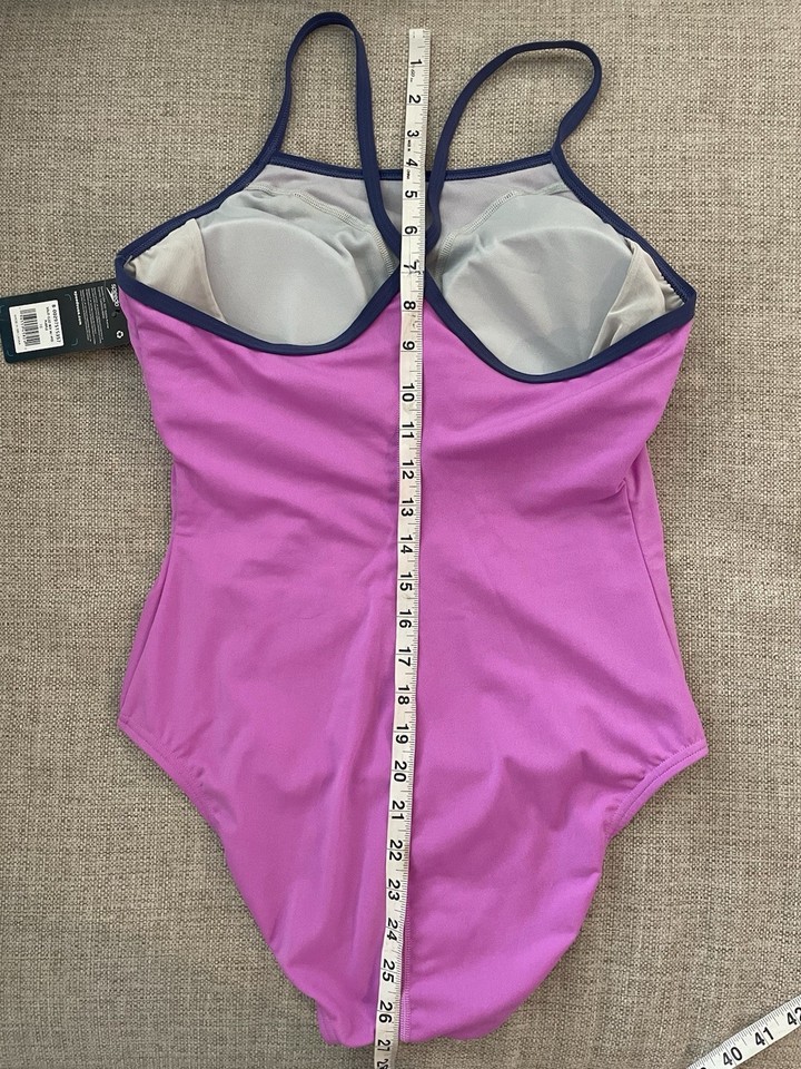 Speedo Solid One Piece Swimsuit Women’s US Size 10 Purple Hydro Bra | eBay