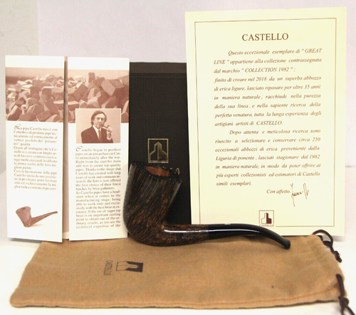 Castello Collection Great Line Bent Dublin (1982) Tobacco Pipe 002-386 ...