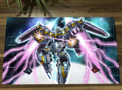 YGO Divine Arsenal AA Zeus Sky Thunder TCG CCG Playmat Card Game Mat ...