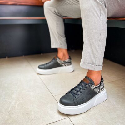 Chekich CH145 Men's Sneakers, Leather Fashion Shoes Grey | eBay