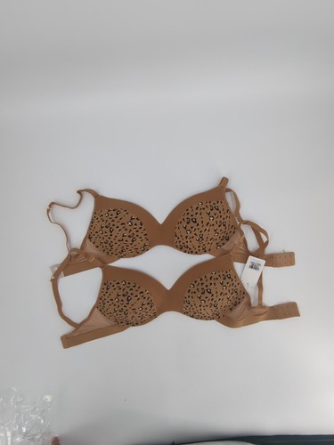 2 x Lively Wireless Push Up Bra 34DDD, Leopard Animal Print ...