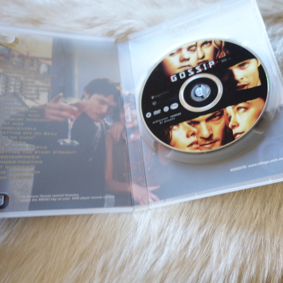 GOSSIP Movie 2000 Psychological Thriller Film James Marsden Lena Headey ...