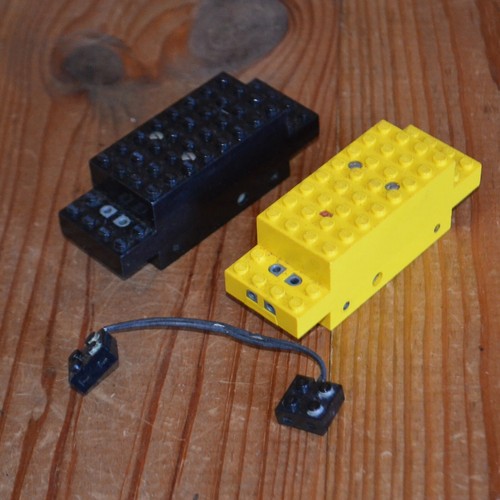 Vintage LEGO Train Lot 4.5v Electric Motor Type C Yellow Black & Wire ...
