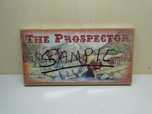 Sample THE PROSPECTOR Vintage Board Game McJay Game Company 1980 USA ...