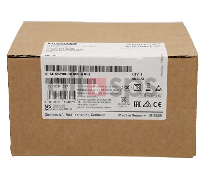 SCALANCE XF208 FLACHER MANAGED IE SWITCH - 6GK5208-0BA00-2AF2 (NS ...
