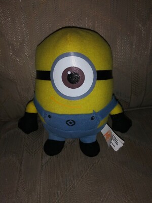 Despicable Me Minion Plush Stuart 6" Toy Factory Stuffed Animal One Eye ...