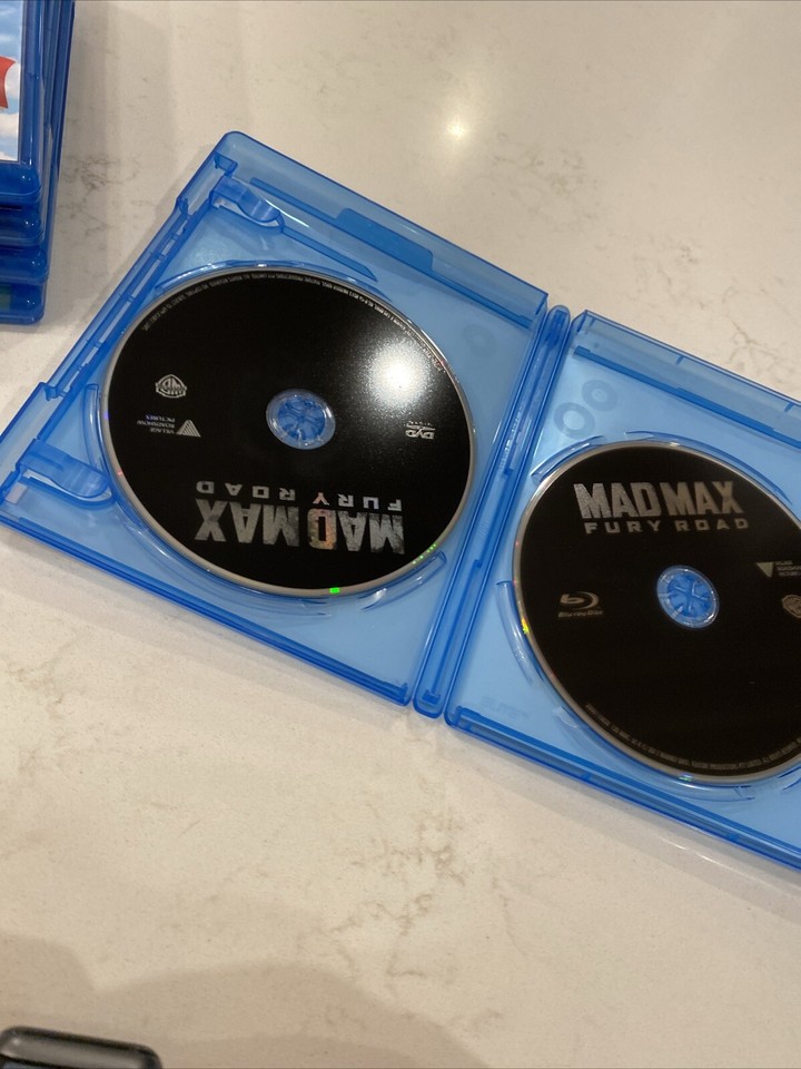 Mad Max Fury Road Blu-ray DVD Digital HD Movie Tom Hardy 2015 Mad Max ...