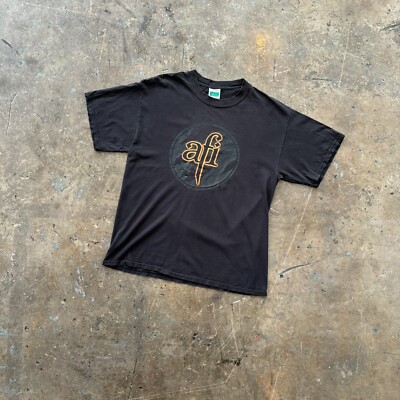 2003 AFI Sing The Sorrow Black T-Shirt L Hardcore Punk Emo Alkaline ...
