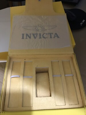NEW Invicta 1 Slot Durable Display Case w/extra straps holder AUTHENTIC ...