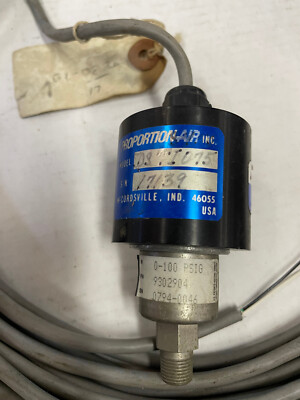 Proportion Air Pressure Transducer- Mod# DSTI075, 4-20 ma output 1/4 ...