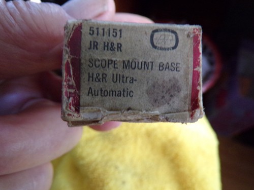 REDFIELD JR-H&R scope base for rare import HARINGTON & RICHARDSON gas ...