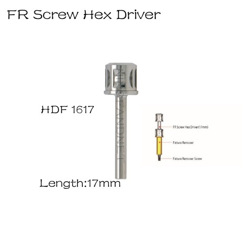 Implant Fixture Remover Kit Removal Dental Wrench Screw Hex Driver ...