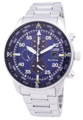 Citizen Aviator Chronograph Compass Blue Dial Eco-Drive CA0690-88L Mens ...
