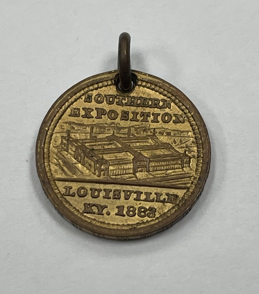 Southern Exposition Souvenir 1883 Louisville KY Expo Building Charm. | eBay