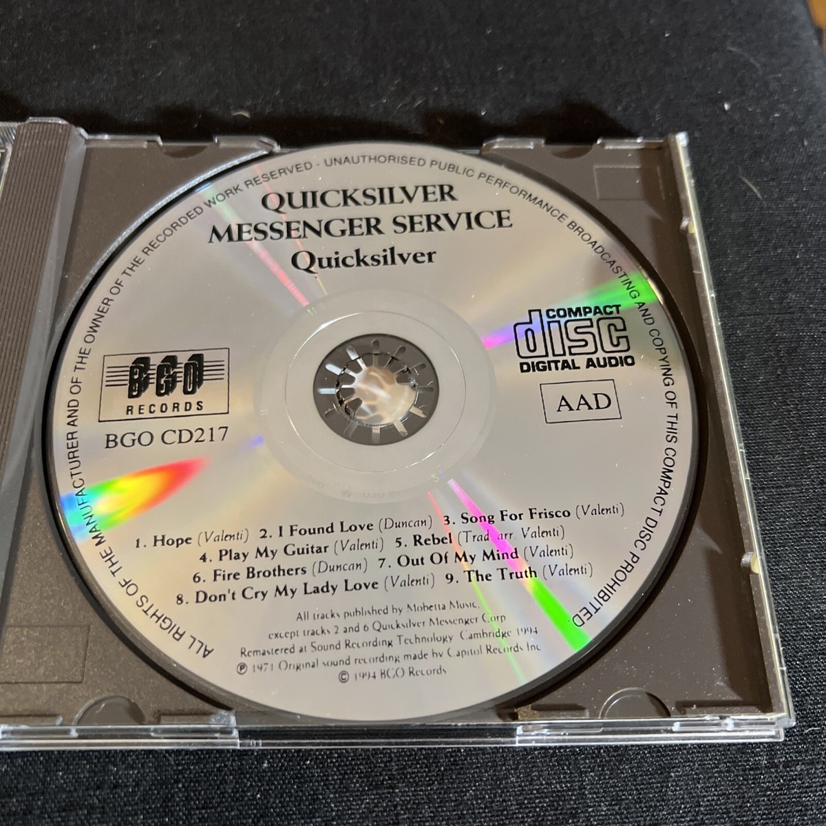 Quicksilver Messenger Service Bgo Records