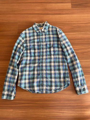 Relwen Check Linen Cotton Shirts Mens Size S Gift From Japan | eBay