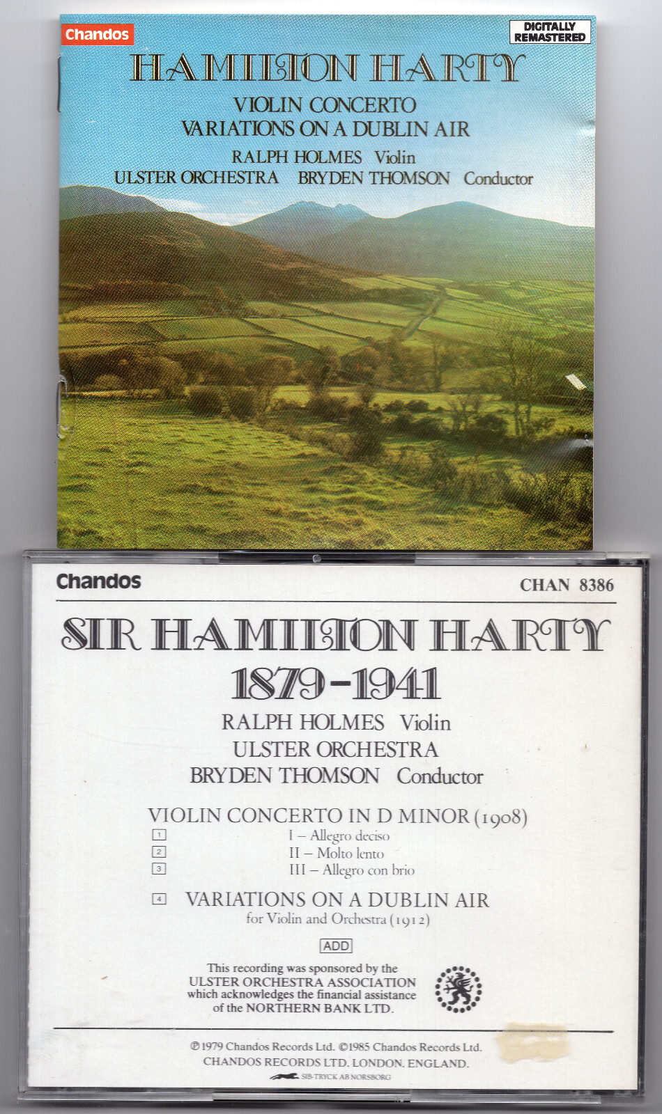 Sir Hamilton Harty - Violin Concerto/Variations on a Dublin Air, Holmes ...
