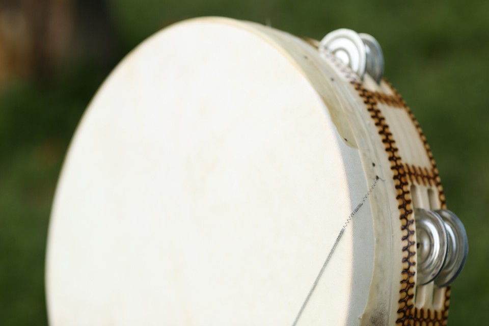 Def Dajre, Albanian traditional Pro Tef Tambourine Folk Musical ...