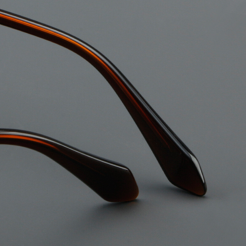 Deluxe Design 45mm Oversize Round Acetate Eyeglass Frames Brand Fashion ...