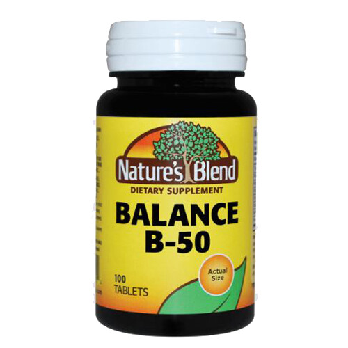 Vitamin Balance B-50 100 Tabs by Nature's Blend 79854200904| eBay