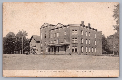 Hotel Lawrence Moira NY Franklin County New York 1911 Postcard H4 | eBay