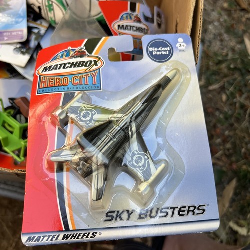 Mattel 2002 Matchbox Hero City Sky Busters Attack Jet Plane Sealed Toy ...