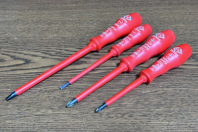 Insulated VDE Tool Screwdrivers PH/Slotted Set Made In Germany 4pc Set ...
