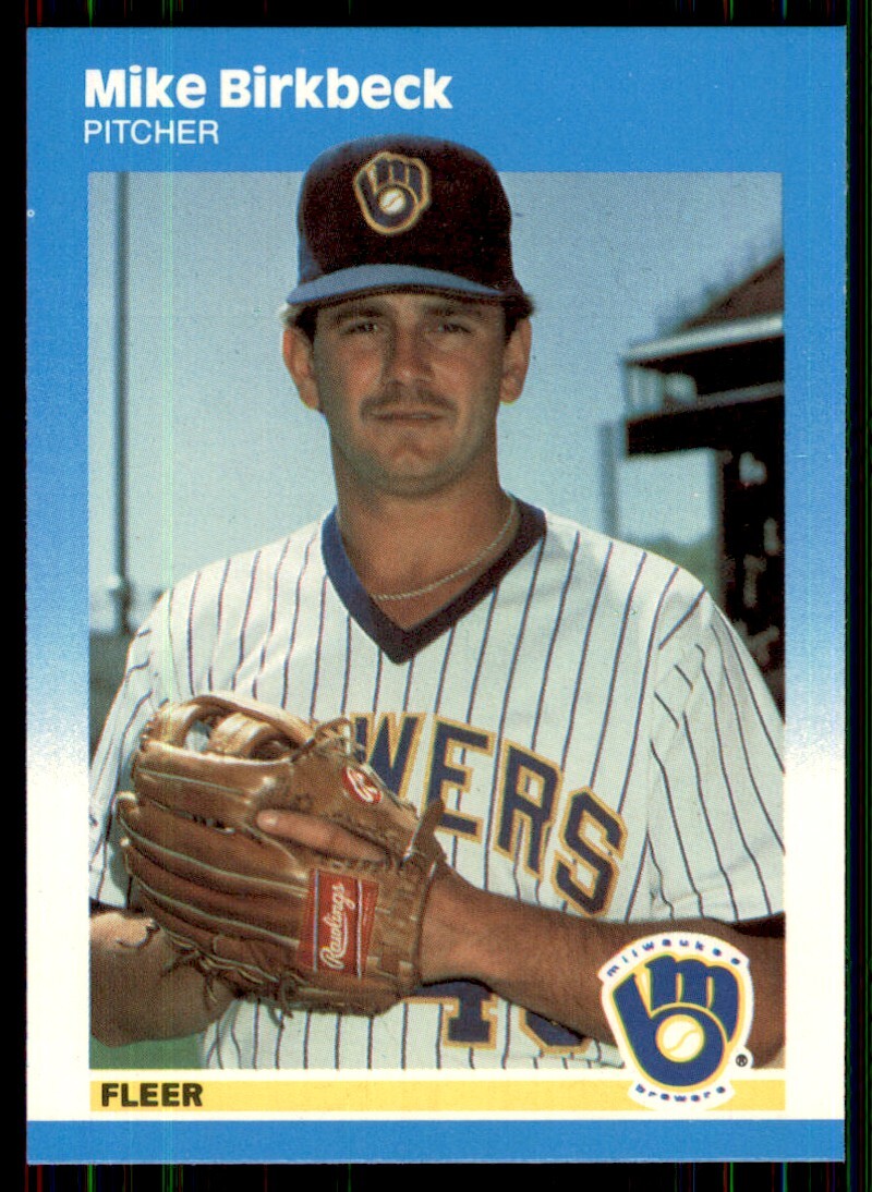 1987 Fleer Update - Collector's Edition Glossy #U-5 Mike Birkbeck (RC ...