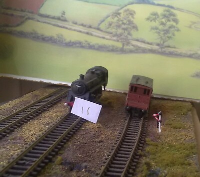 model n gauge shunt signal 2-way Black Ladder (11) | eBay UK