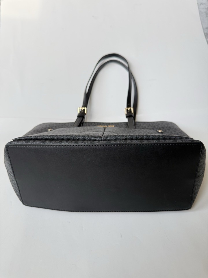 Michael Kors Jet Set Travel Medium Double Pocket Tote Shoulder Bag MK ...