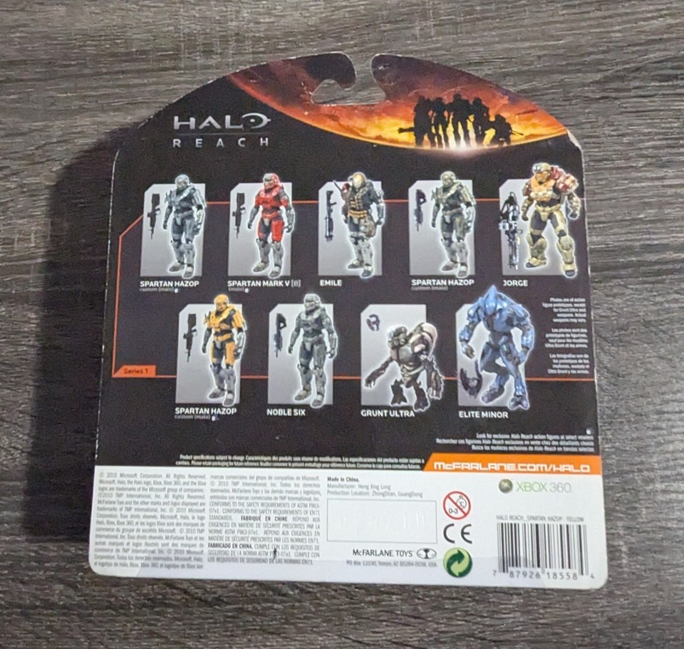 McFarlane Toys Halo Reach Series 1 Spartan Mark V B Action Figure NIB ...