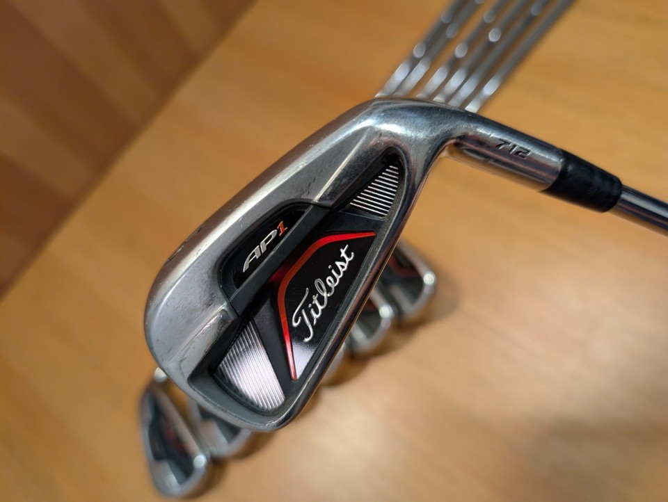 Titleist 712 AP1 Iron Set 5-9+PW+GW 5,6,7,8,9,P,W Dynamic Gold Steel RH R-Flex | eBay