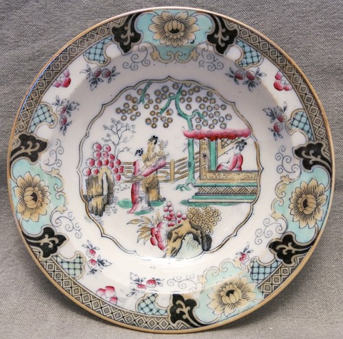 Hand Painted Transfer “Canton” Pattern Soup Bowl – 19th Century | eBay
