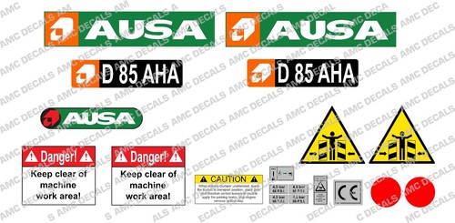 AUSA D85 AHA DUMPER DECALS STICKER SET | eBay
