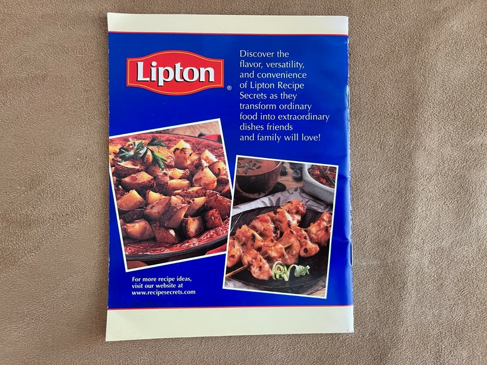 Lipton Knorr Recipe Favorites Trade Cookbook Illustrated Softcover ...