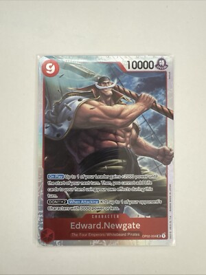 Edward Newgate SR OP02-004 - Paramount War - One Piece TCG - English | eBay