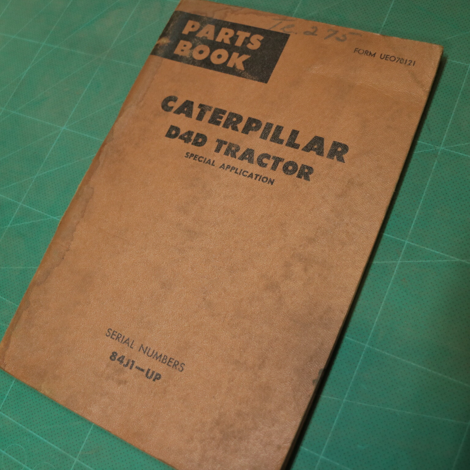 CAT Caterpillar D4D Tractor Dozer Crawler Parts Manual Book 84J catalog ...