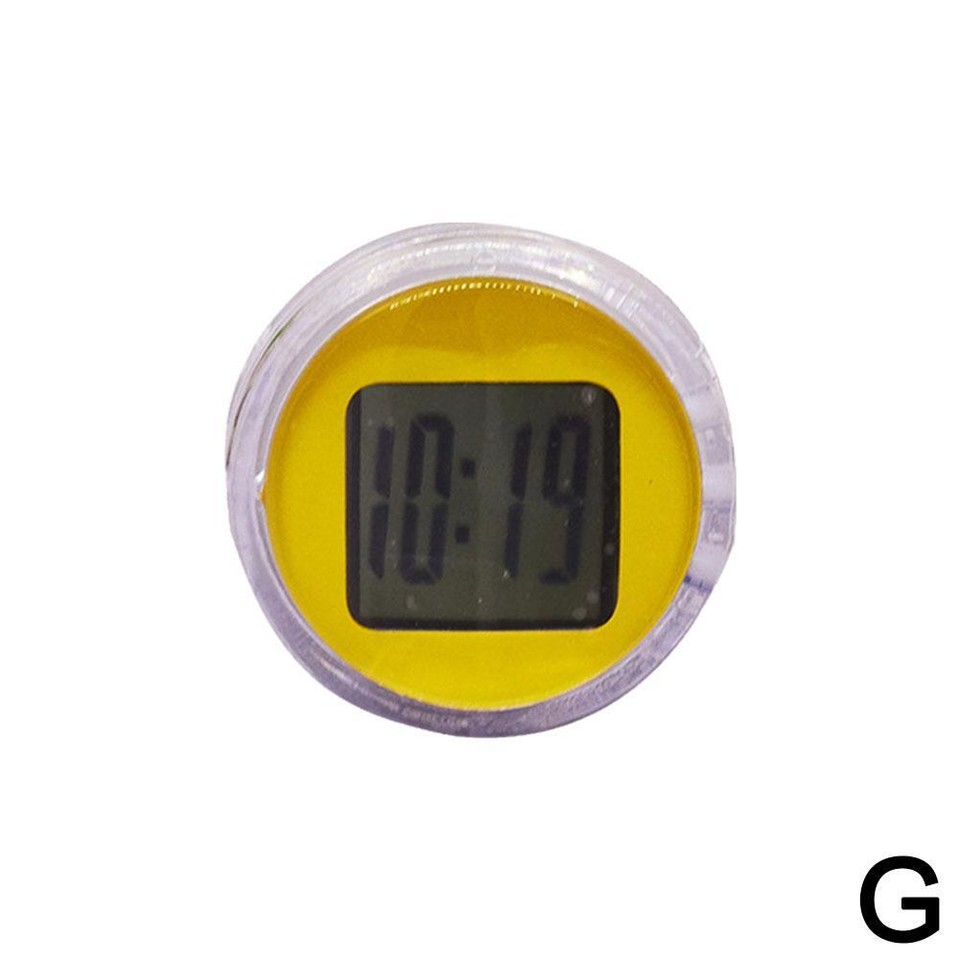 Waterproof Auto Motorcycle Bike Sticky Digital Display Electronic Watch Clo Z4B4 | eBay UK