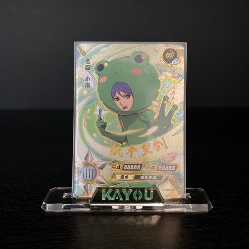 Konan Beautiful Rare NR-OR-100 Naruto Kayou Card With Premium Sleeve | eBay