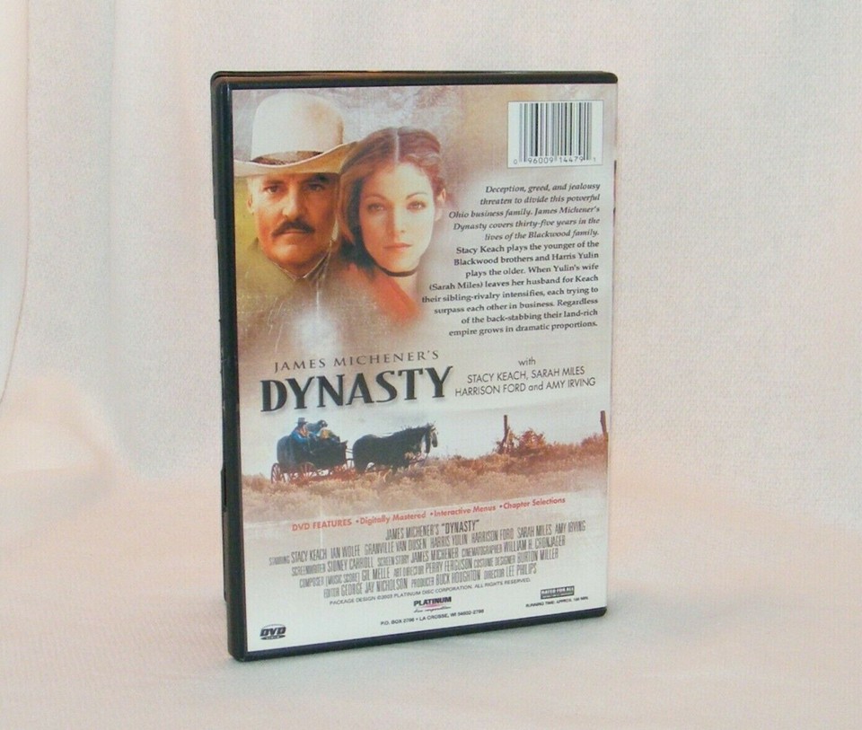 James Michener's Dynasty DVD - Harrison Ford Stacy Keach Amy Irving ...
