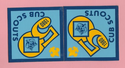 1980 CUB SCOUTS 50 YEARS DECALS - 2 | eBay
