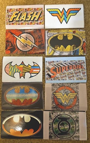 10 DC Logo Stickers Series 2 | eBay