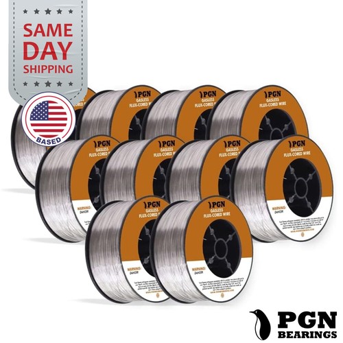 (10 x 2-Lb Spools) E71T-GS .035" Flux Core Welding Wire - Gasless Mild ...