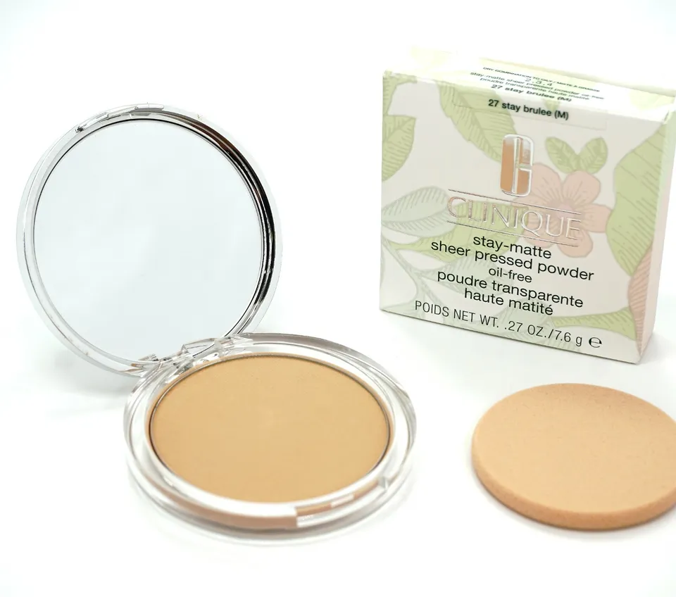 Clinique STAY-MATTE SHEER Pressed Powder Oil-free - 0.27oz/7.6g-CHOOSE ...