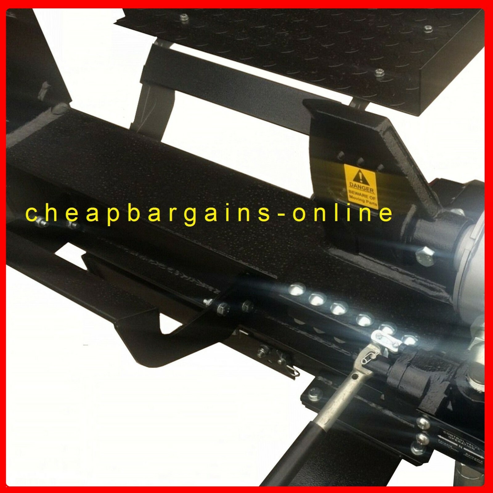 40 TON HYDRAULIC LOG SPLITTER 13hp PETROL ENGINE MILLERS FALLS #1 WOOD ...