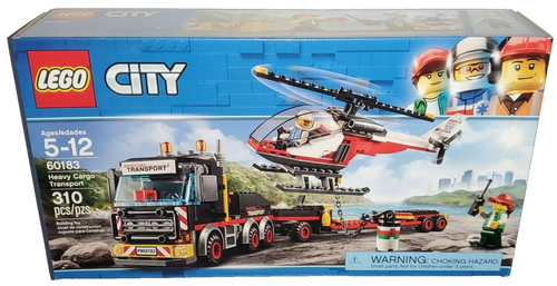 Lego City Set 60183 Heavy Cargo Transport Helicopter Trailer FACTORY ...