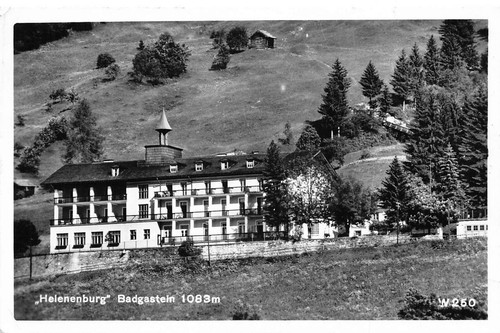 A131 Austria 1957 Helenenburg Badgastein 1083 m Mountain vintage ...